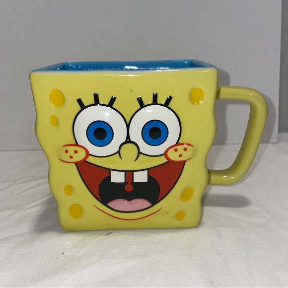 Dining | Square Spongebob Squarepants Mug Cup Universal Studios Viacom ...